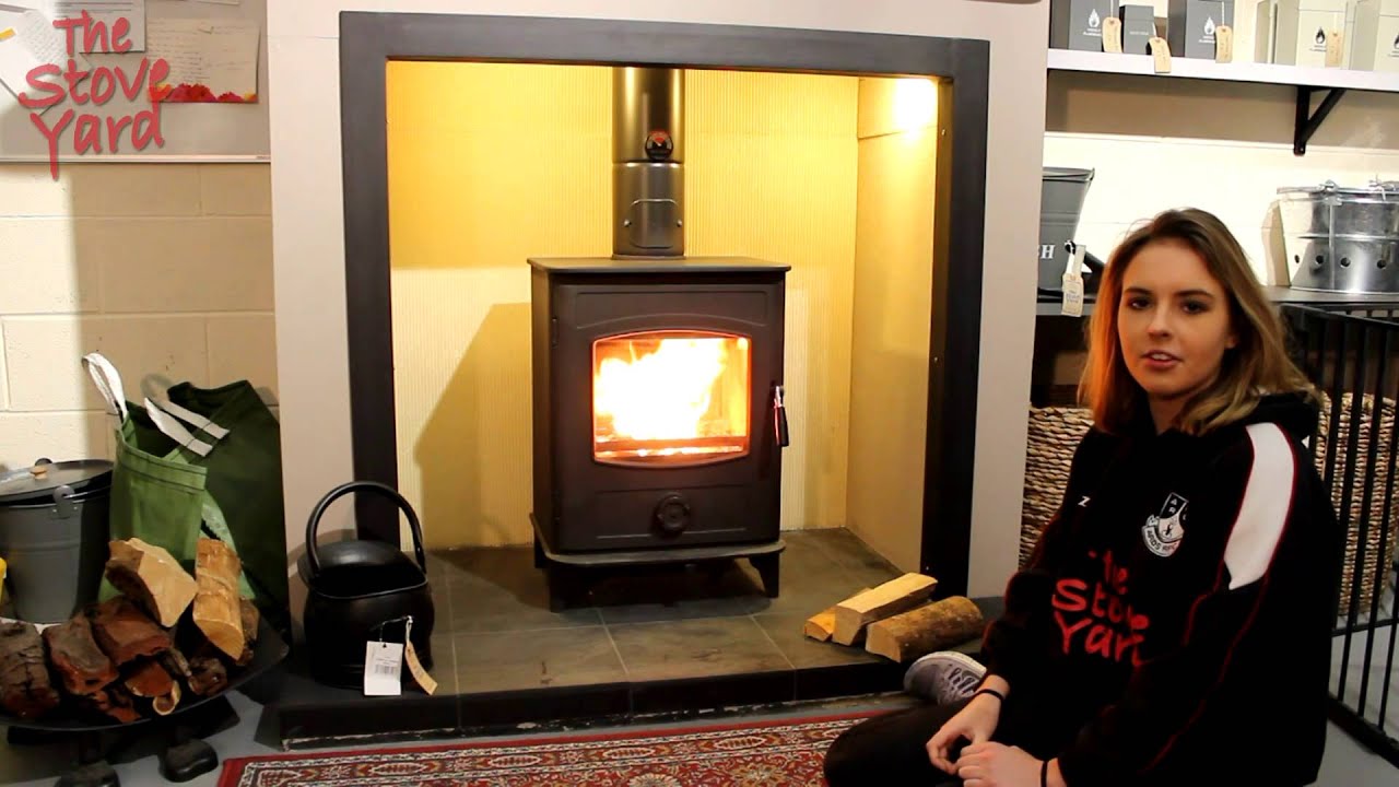 How to light a wood stove - YouTube