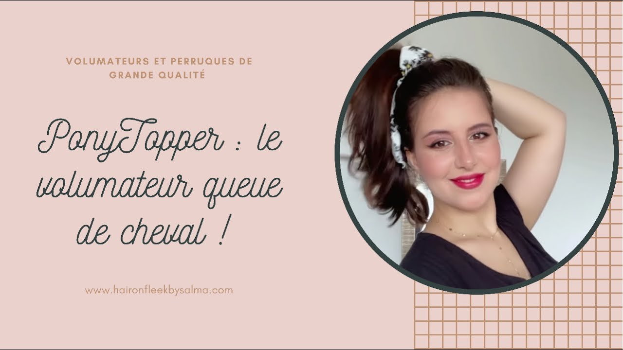 Volumateur queue de cheval : Pony Topper - YouTube