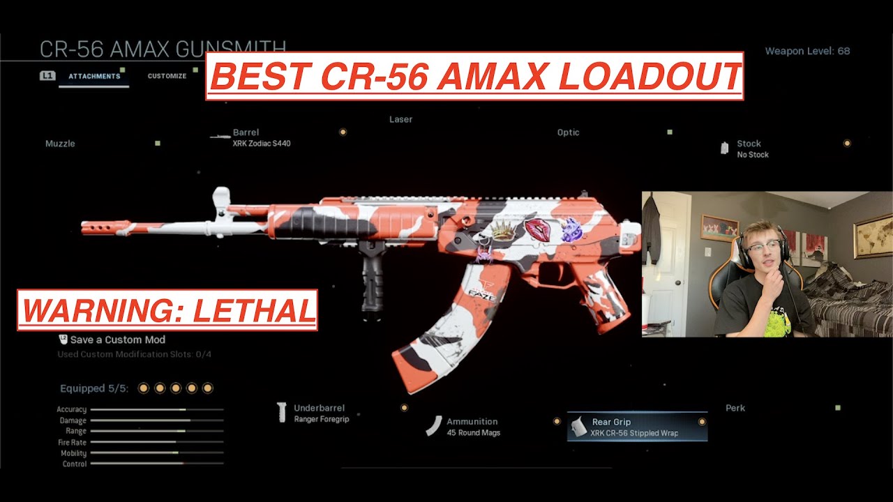 BEST CR-56 AMAX Class Set-Up/Gameplay Season 4 Modern Warfare - YouTube