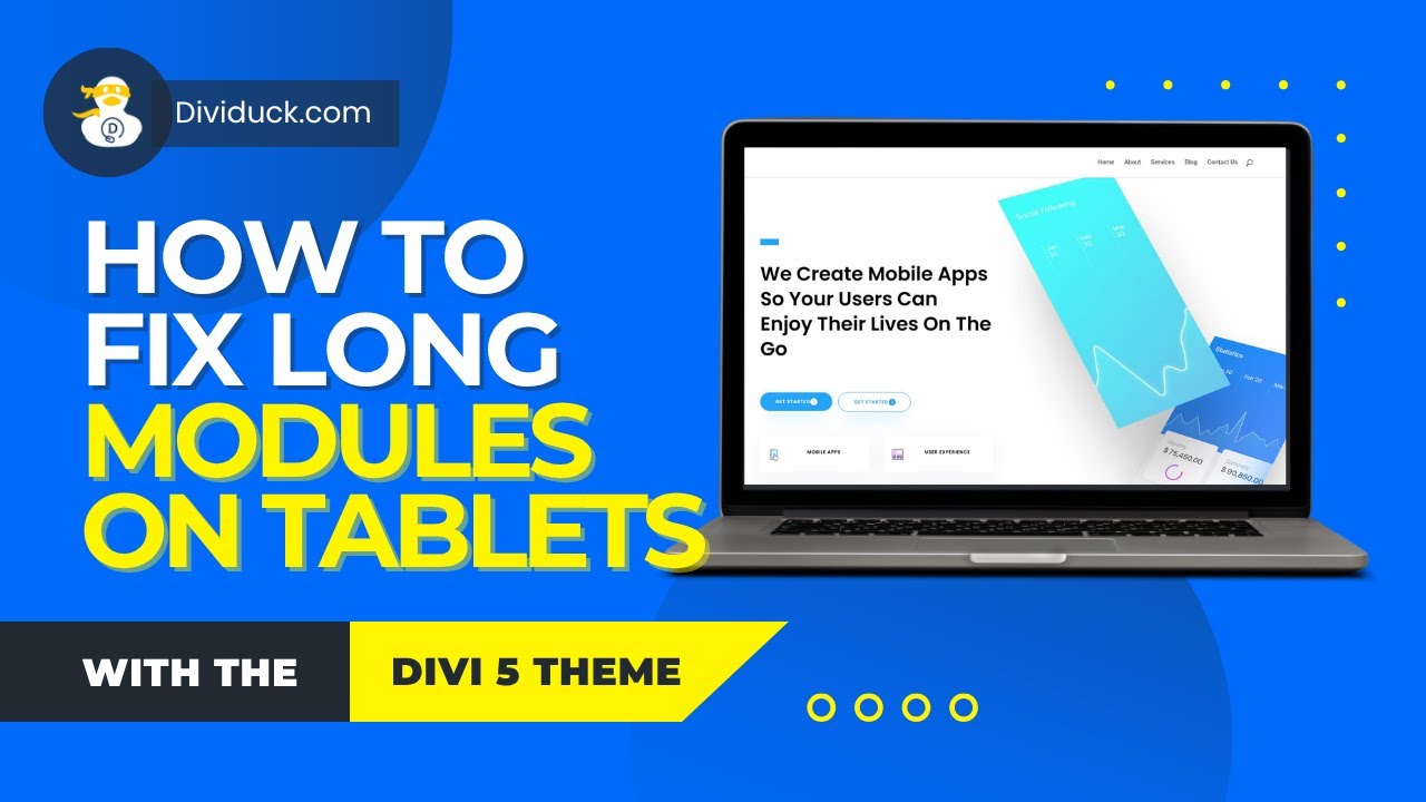 Fix LONG Divi Modules on Tablet! (3 Responsive Design Solutions) - YouTube