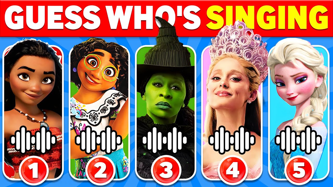 🎶 Guess the Disney Singer Challenge! | Ultimate Disney Song Quiz ...