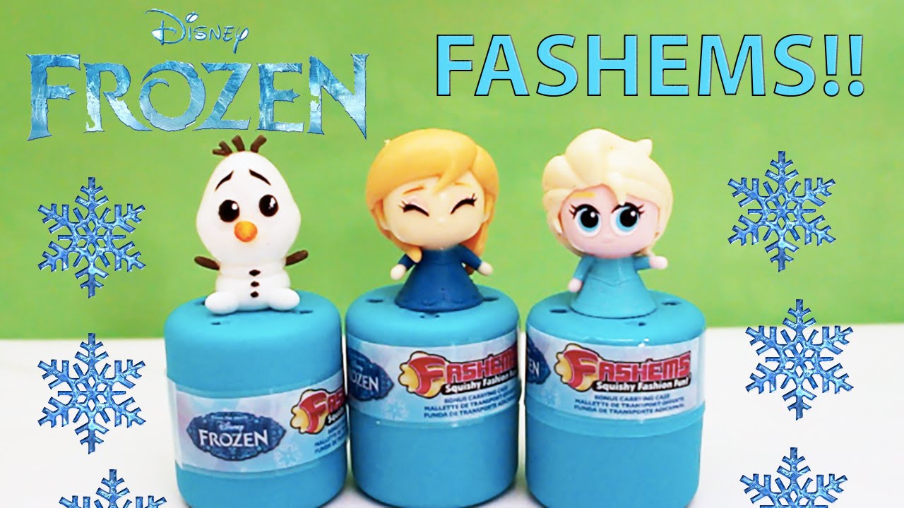 Disney Frozen Fashems Opening Elsa Anna Olaf Surprise Toys Eggs ...