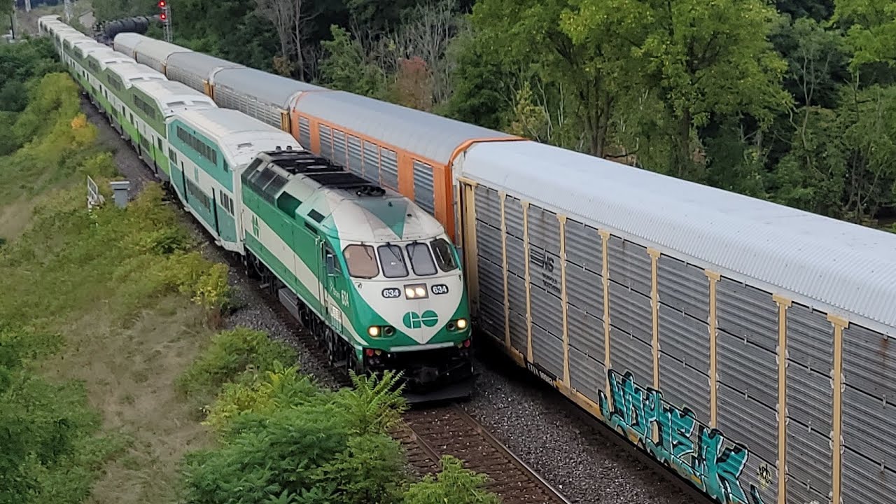 (Train Meet!) CN 397 - 2308/8023/2298 And GO Transit 634 With 354 At ...