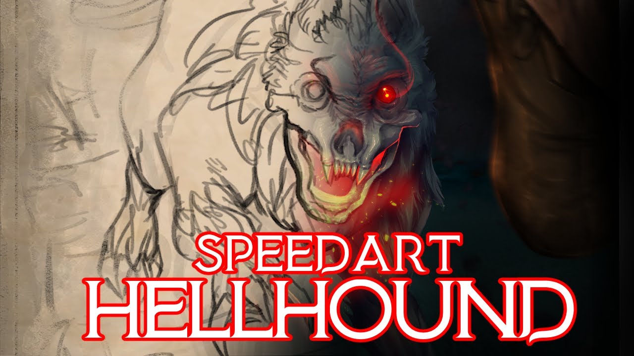 Speedart: Hellhound - YouTube