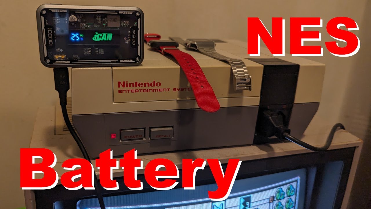 Yes, I know This is DUMB (NES on battery power) - YouTube