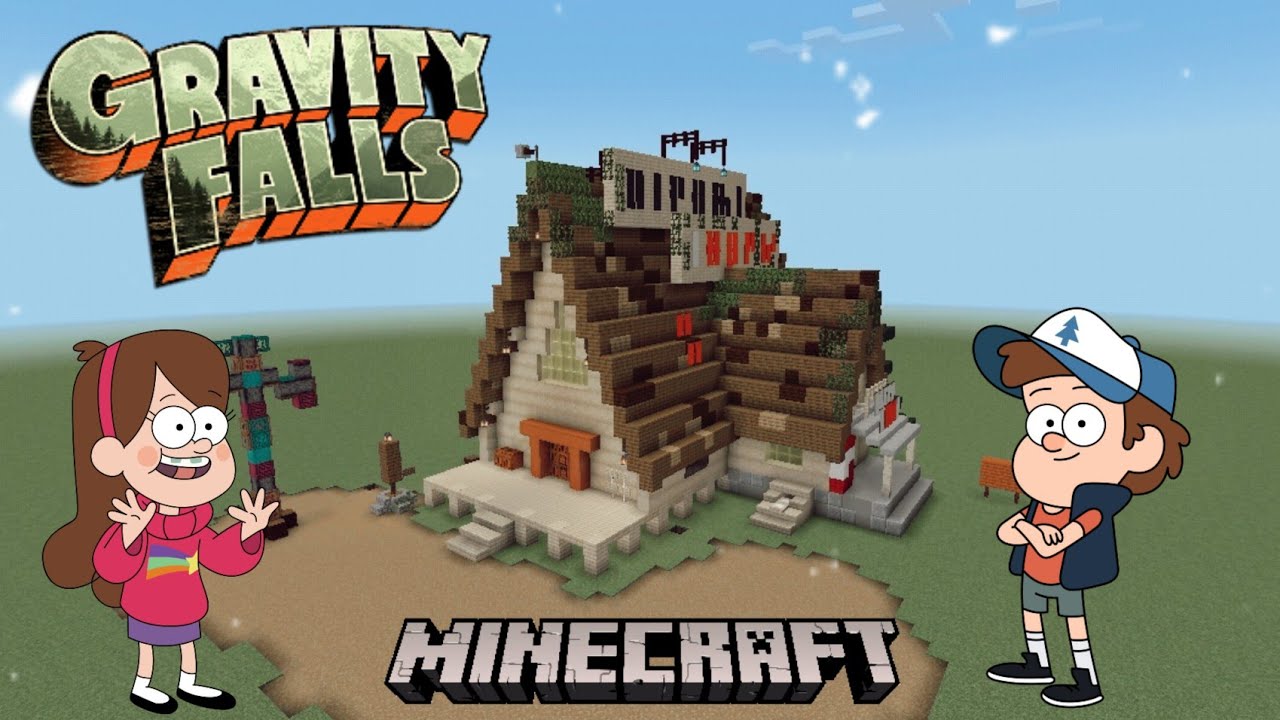 Minecraft Cabana Do Mistério Gravity Falls Youtube