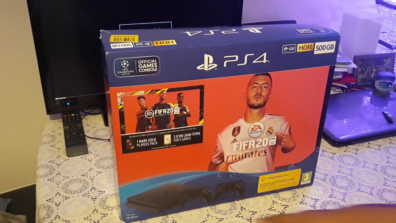 PS4 FIFA 20 BUNDLE UNBOXING/SET-UP 2019 - YouTube