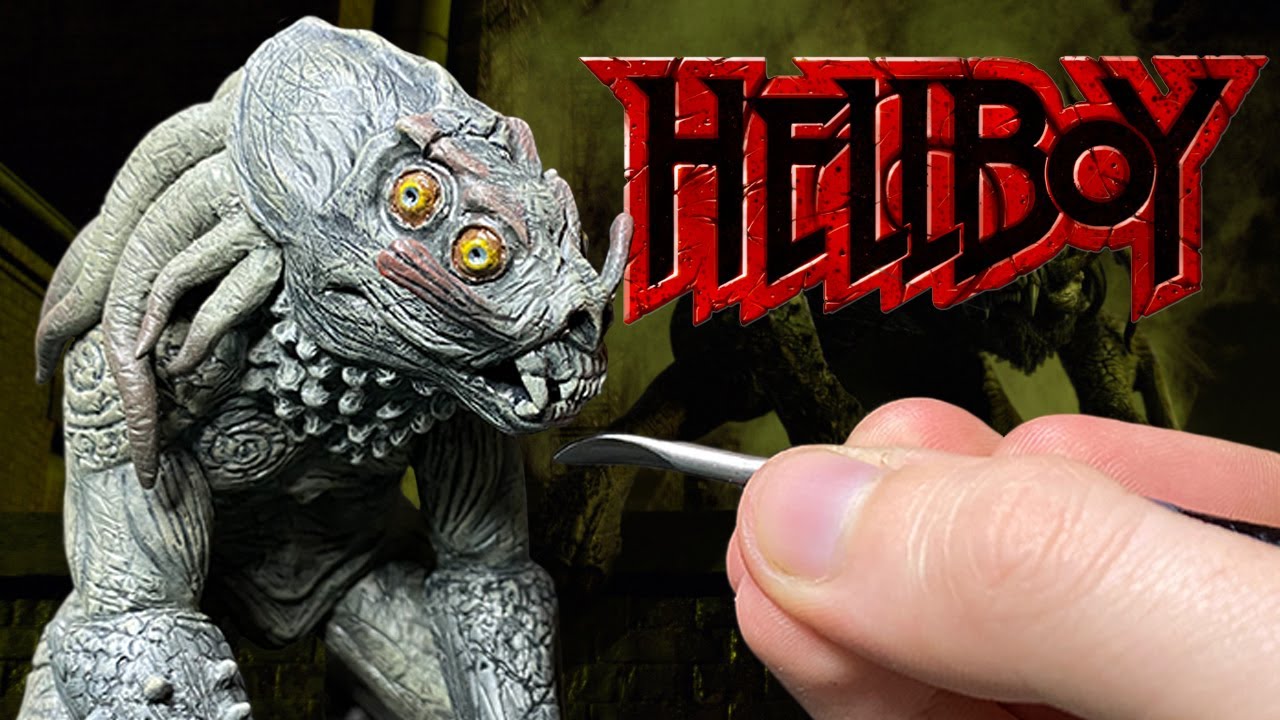 Making Sammael, Hound Of Resurrection from Hellboy, polymer clay. - YouTube