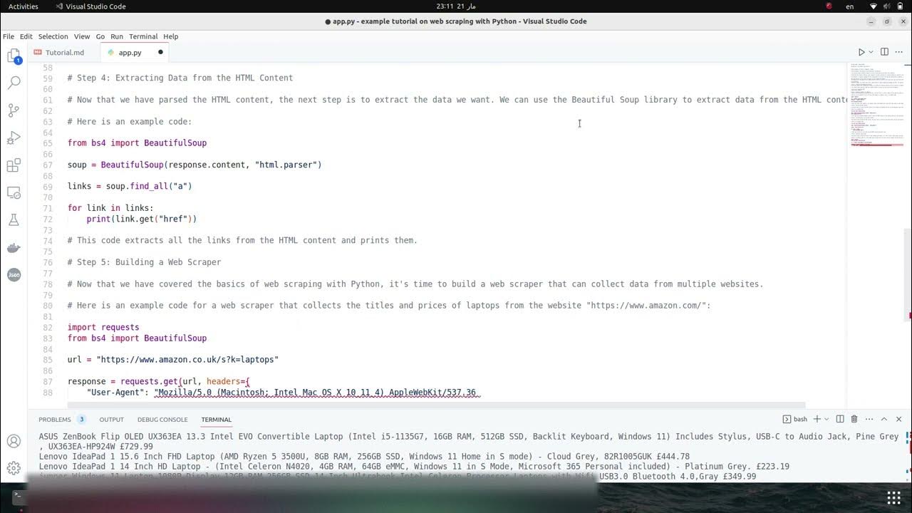 Simple Tutorial on Web Scraping With Python - YouTube