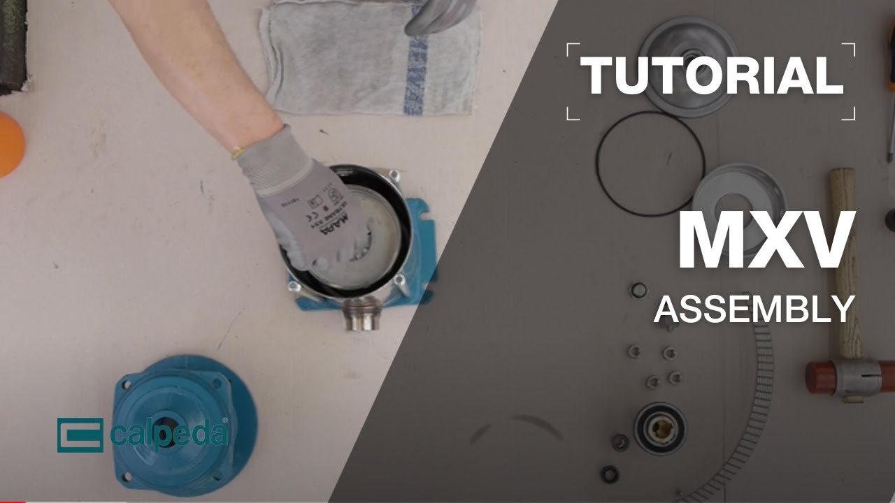 How to assemble MXV multi-stage pumps in 19 steps - YouTube