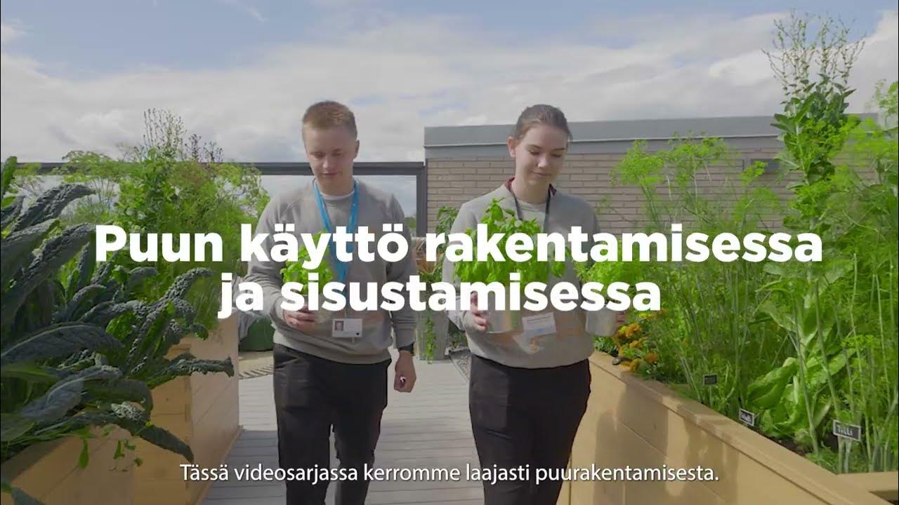 Intro Puun käyttö rakentamisessa ja sisustamisessa -videosarjaan - YouTube