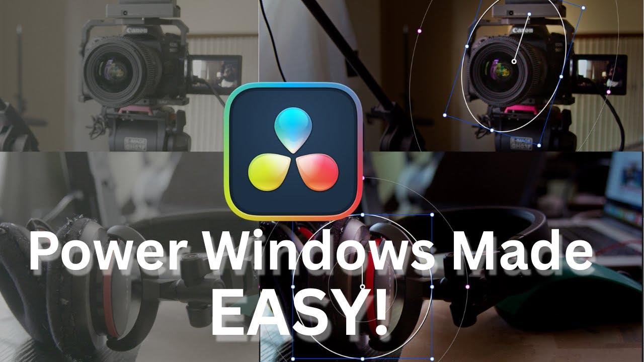 Using Power Windows in DaVinci Resolve for Beginners - YouTube