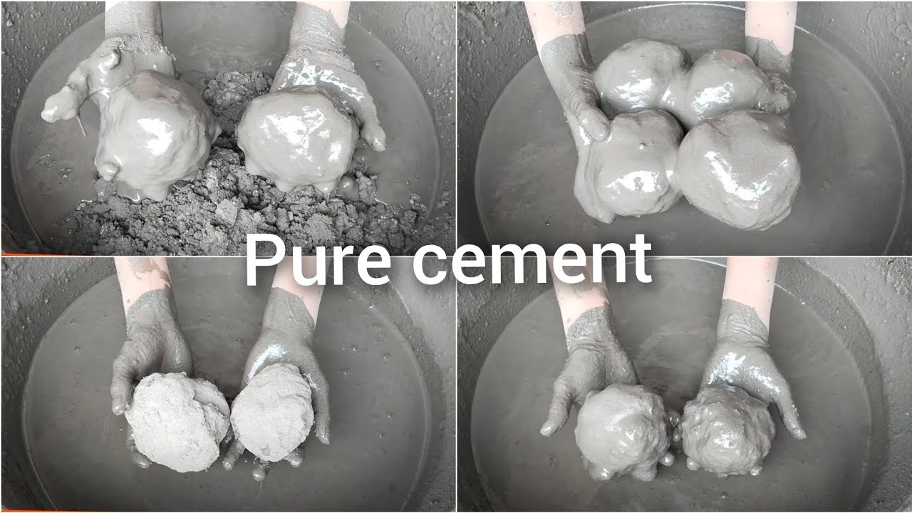 pure cement dipping and dry crumbling lover's 🤤 - YouTube