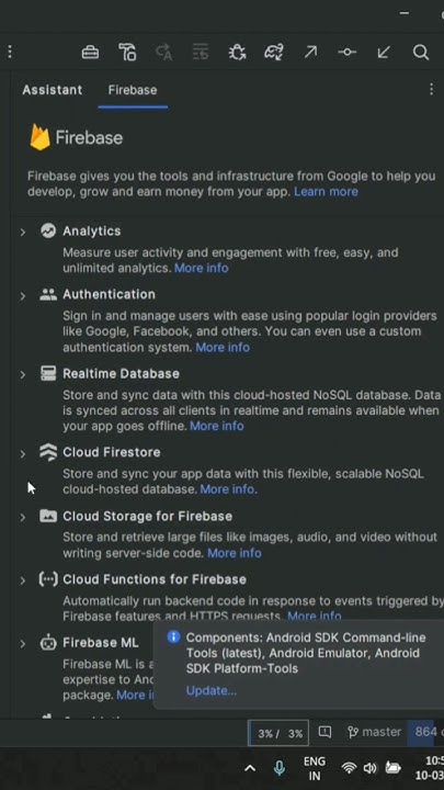 Android Studio Tips & Ticks Firebase Connect #coding #androidstudio #androiddeveloper #android ...