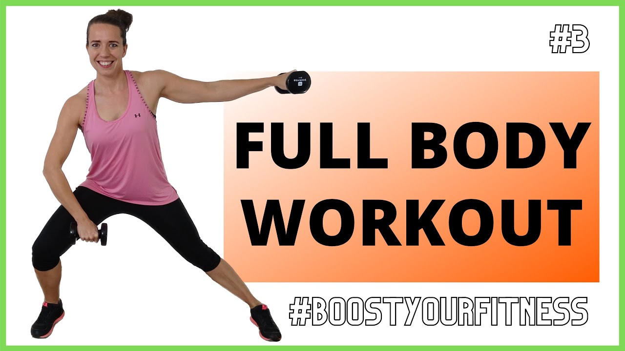 30 Minute Full Body Cardio Toning Workout – Low Impact Fat Burning ...
