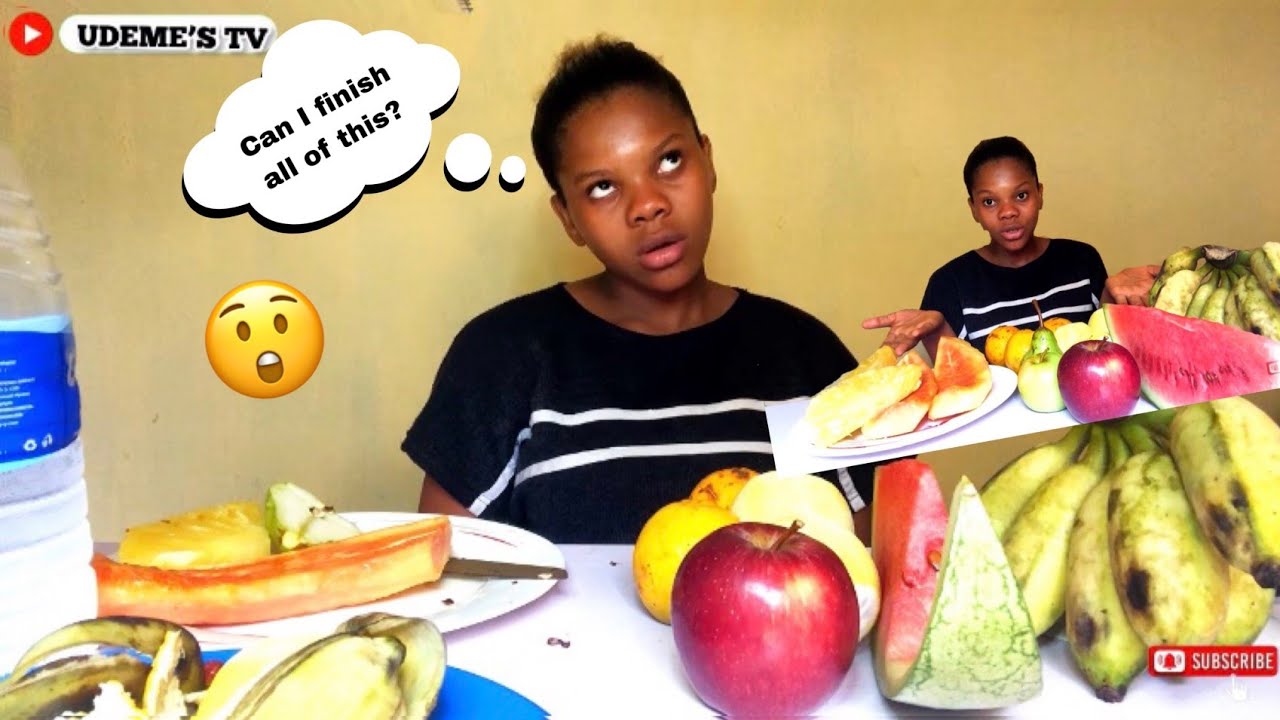 ASMR SILENT FRUITS EATING CHALLENGE| No talking | SILENT EATING # ...