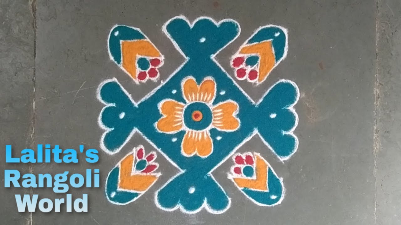 Flower Rangoli Designs | Valentine's Day Special | Fulanchi Rangoli ...