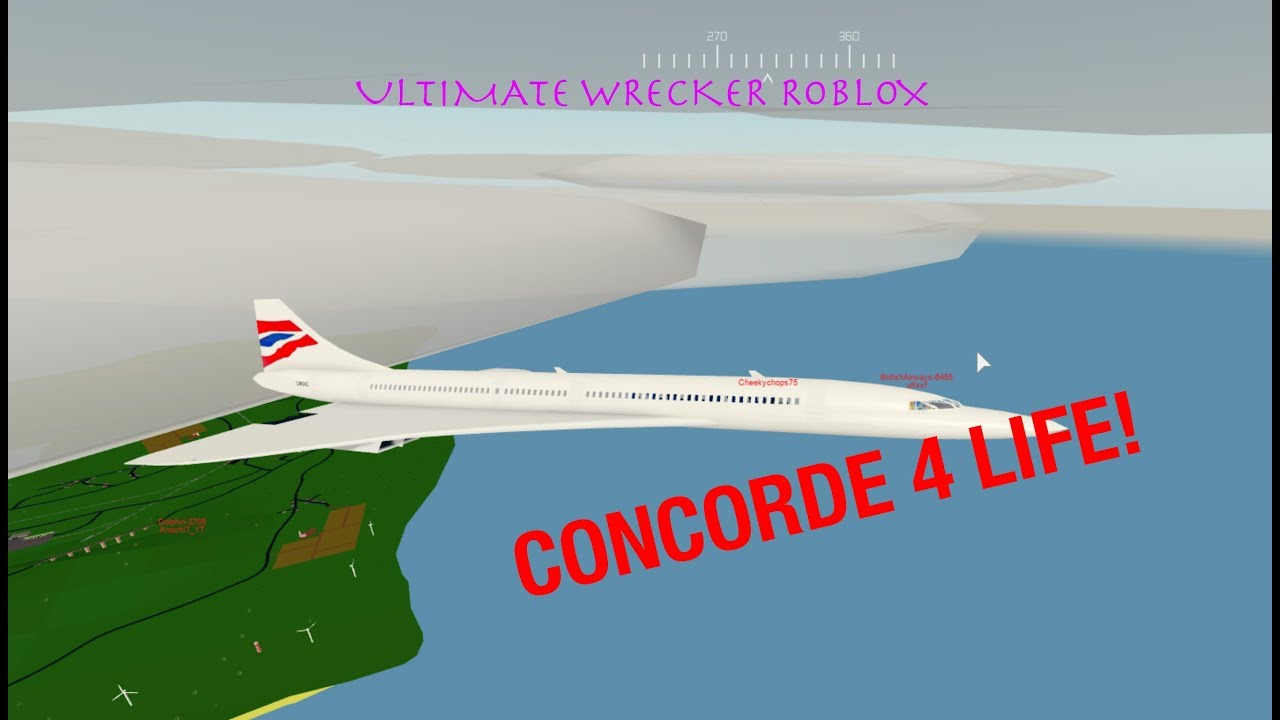 Flying Concorde in Roblox Pilot Flight Training Simulator - YouTube