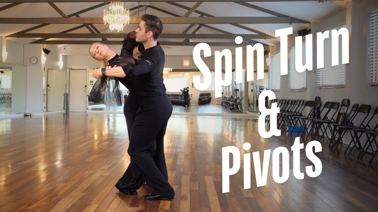 Natural Pivots and Spin Turn in Waltz | Ballroom Dance Tutorial - YouTube