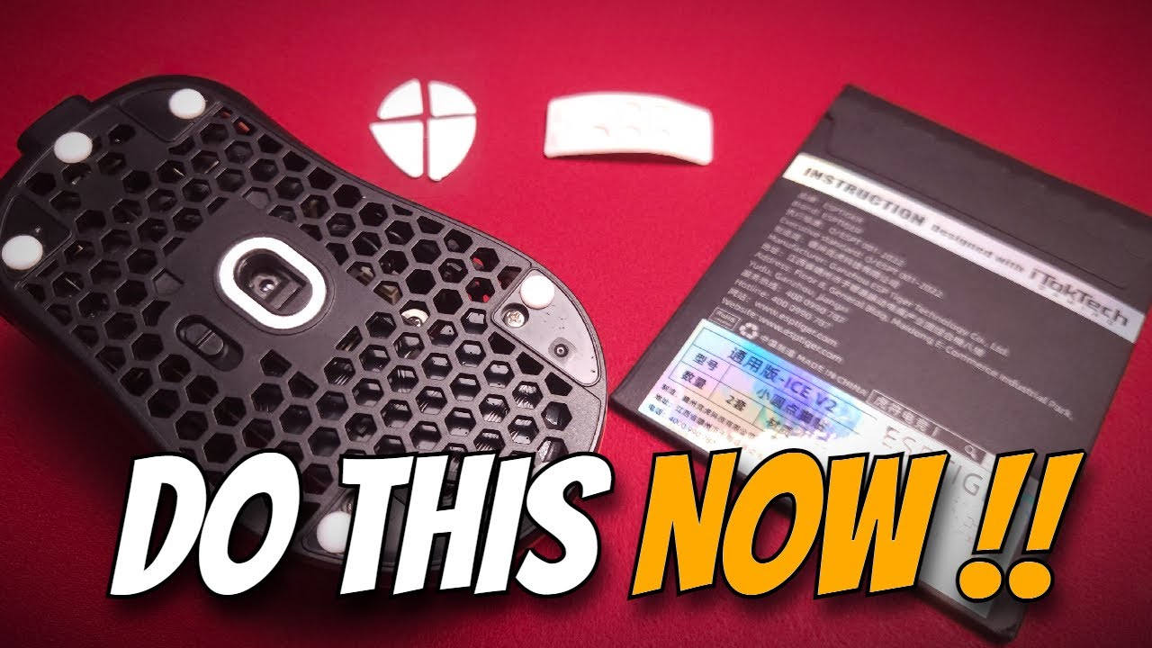 Fix your mouse skates now ! Tiger Ice V2 - YouTube