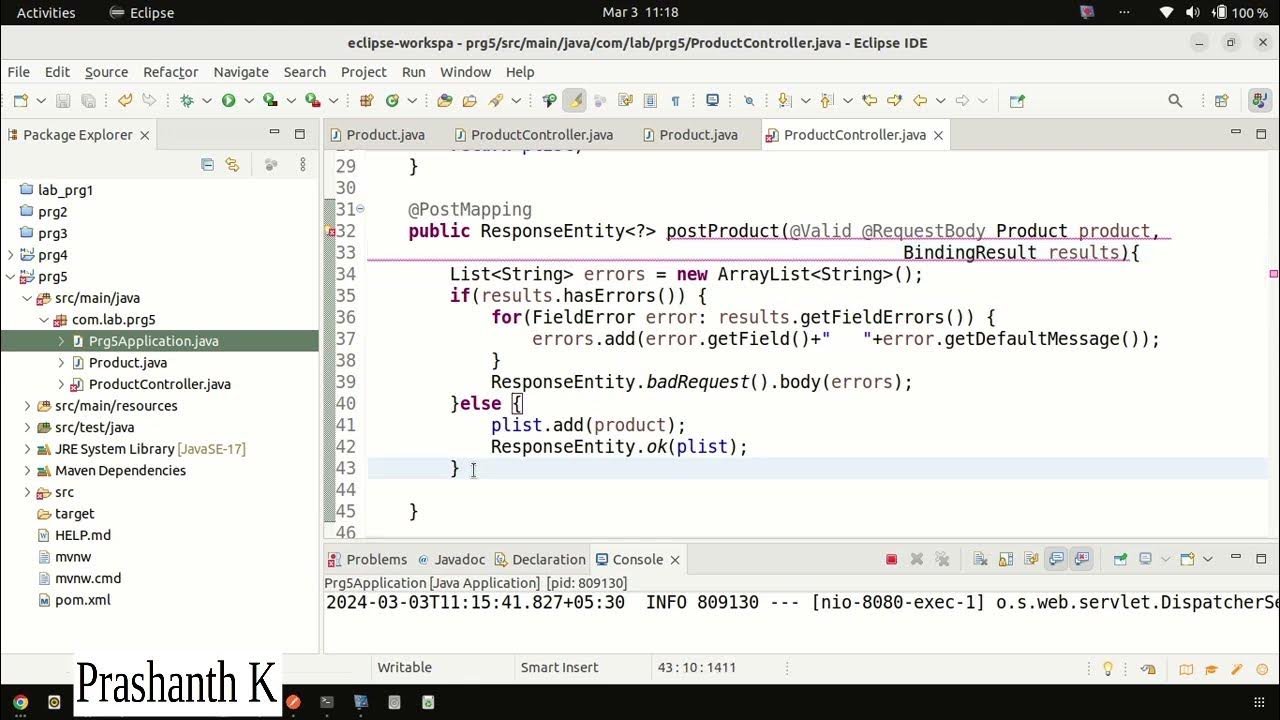 Spring Boot Rest Controller with Validation - YouTube