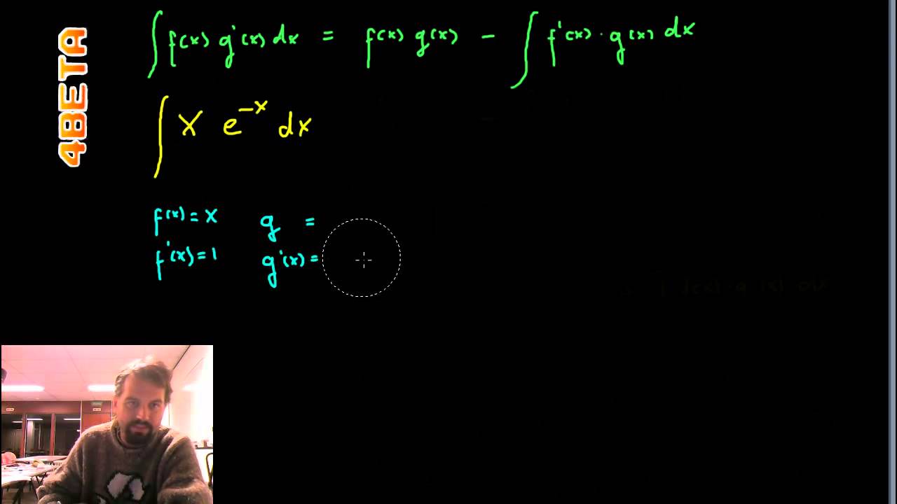 Wiskunde - Partieel integreren - Simpele voorbeelden - YouTube