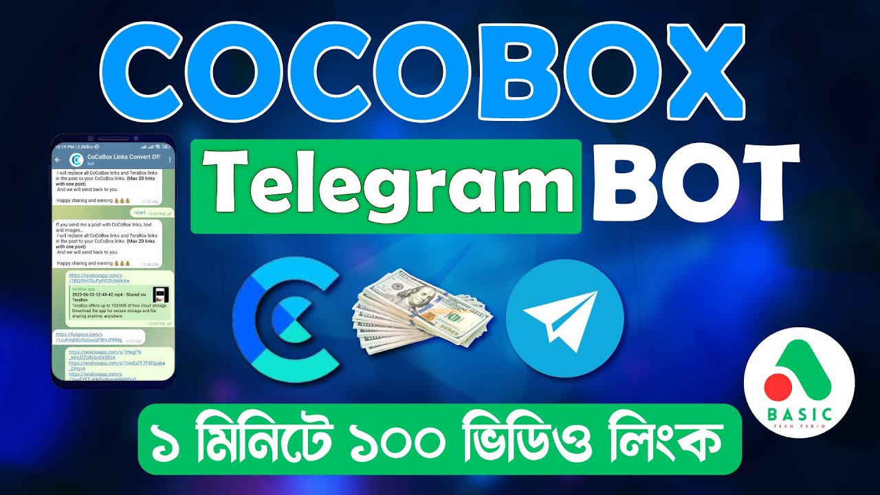 ১ মিনিটে ১০০ লিংক Convert করুন । Cocobox Telegram Link Converter Bot ...