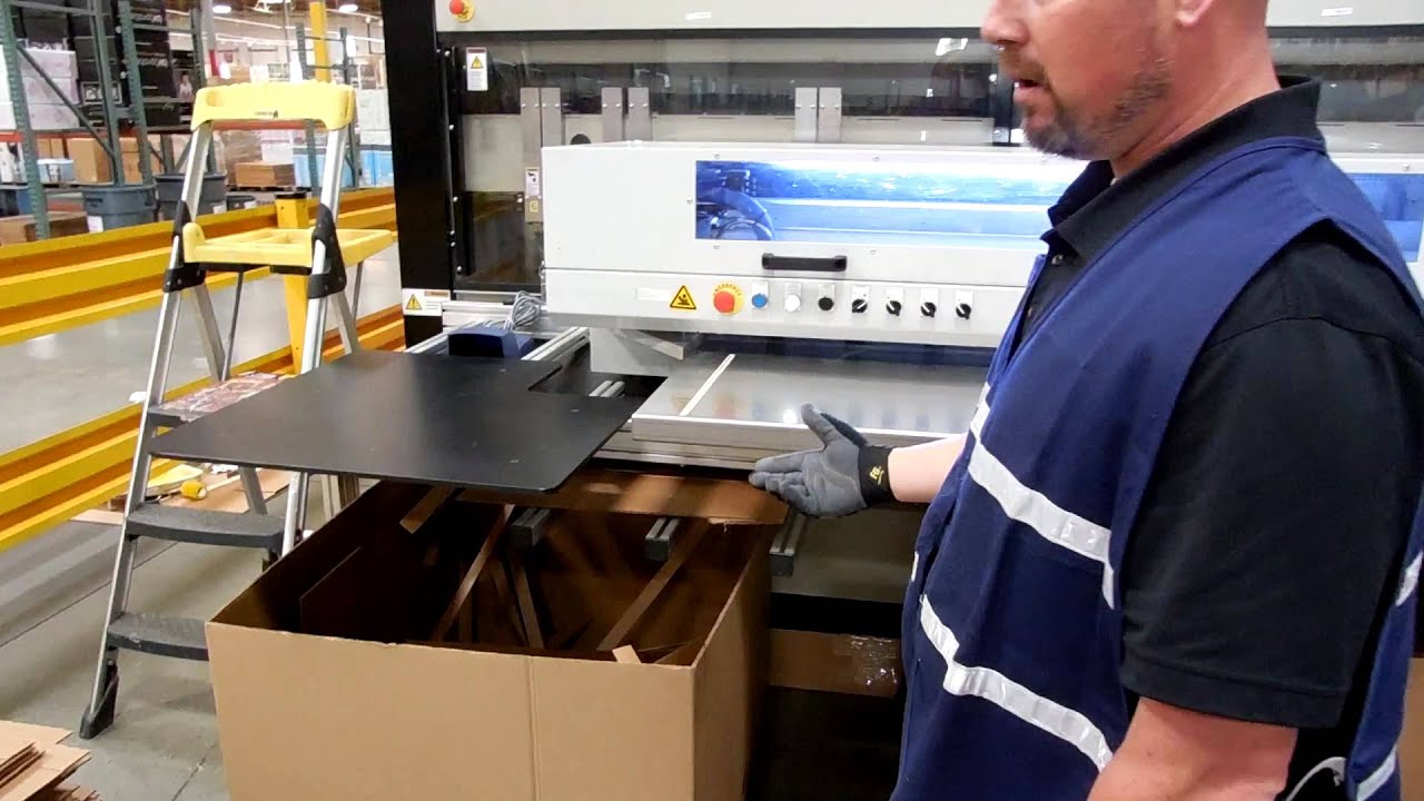 Calabash warehouse pack size machine - YouTube