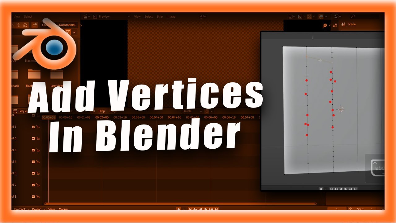 Blender Tutorial How To Add Vertices In Blender Fast YouTube Blender Tutorial How To Add Vertices In Blender Fast YouTube
