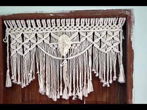 DIY macrame rèm ngắn trang trí cửa|Macrame - Tips on the Diagonal Clove ...