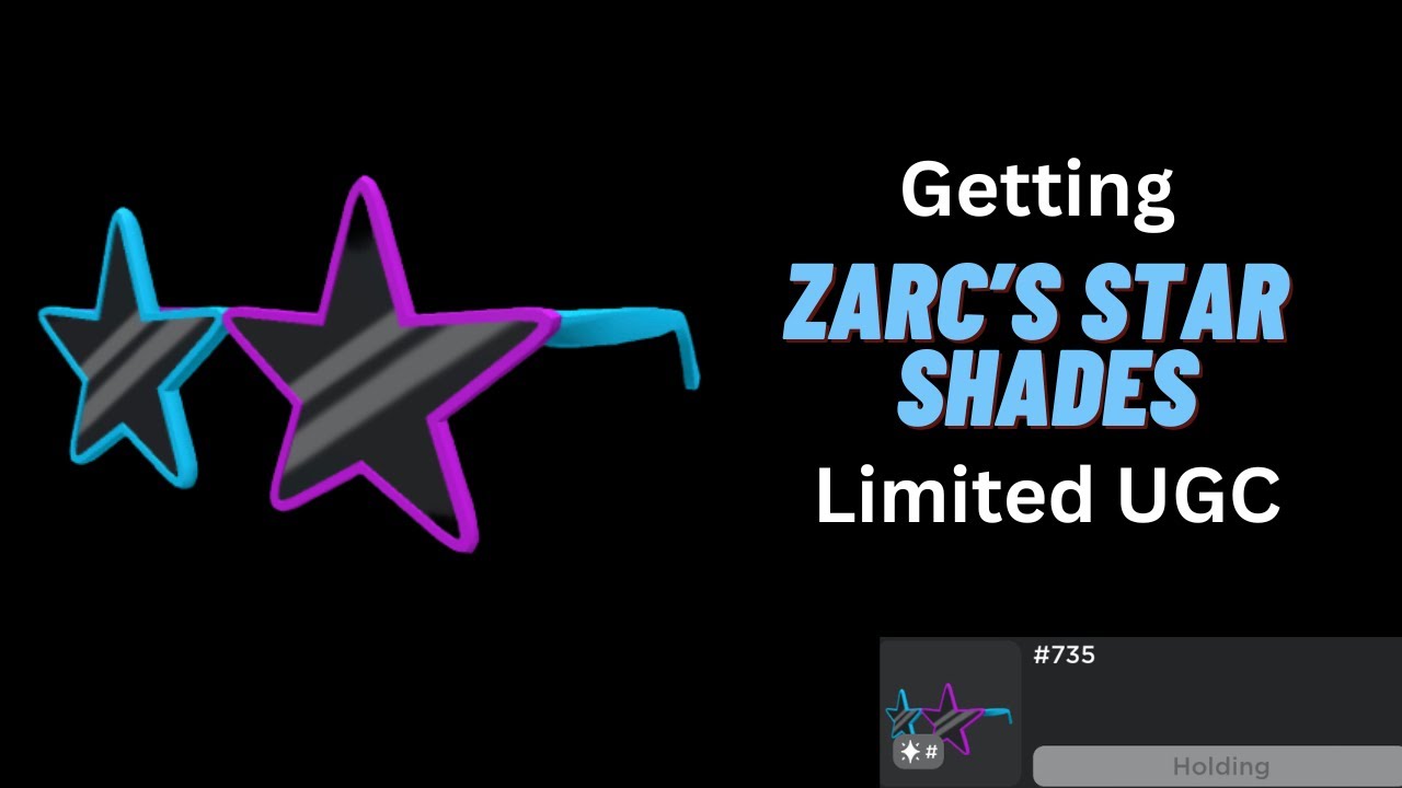 How to get FREE “Zarc’s Star Shades” Limited UGC item in Roblox (50,000 ...