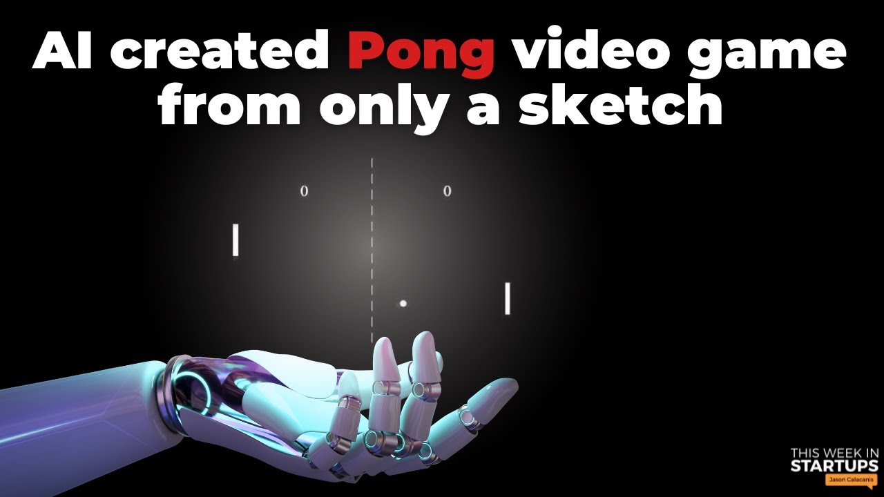 Insane: AI creates Pong video game in 60 seconds from a sketch | This ...