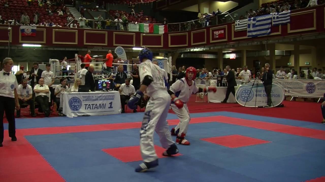 Ricardo Albanese v Brandon Ballou WAKO Junior and Cadet World ...