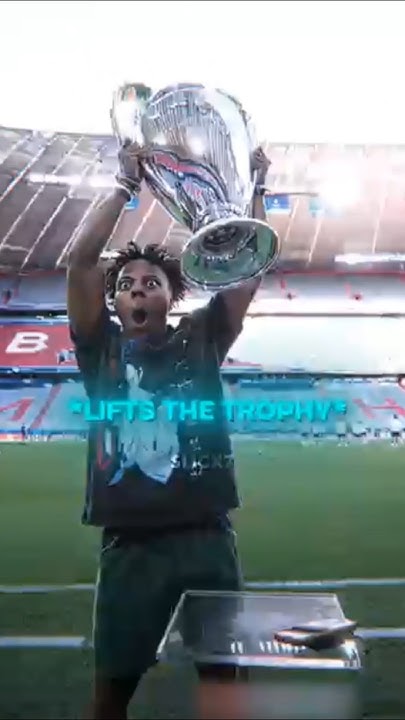 IShowSpeed Lifts The UCL Trophy But...😂 - YouTube