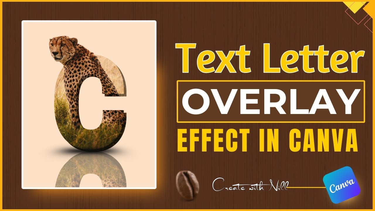 Text Overlay Transparent Letter Design in Canva (Inspired by arc ...