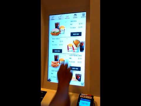 KFC Self Ordering Kiosk - YouTube