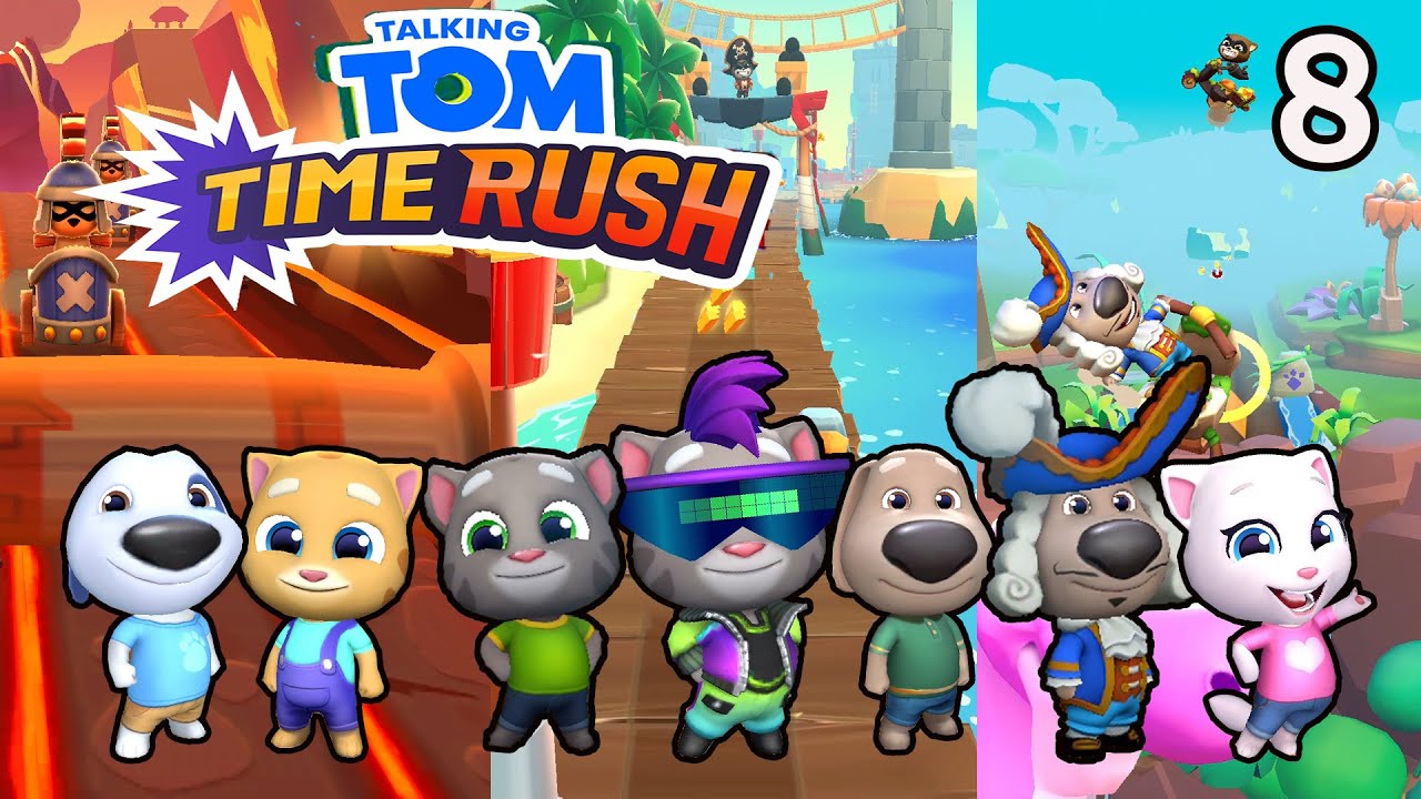 Talking Tom Time Rush Gameplay Walkthrough Unlock Level 129 - 142 (FHD ...