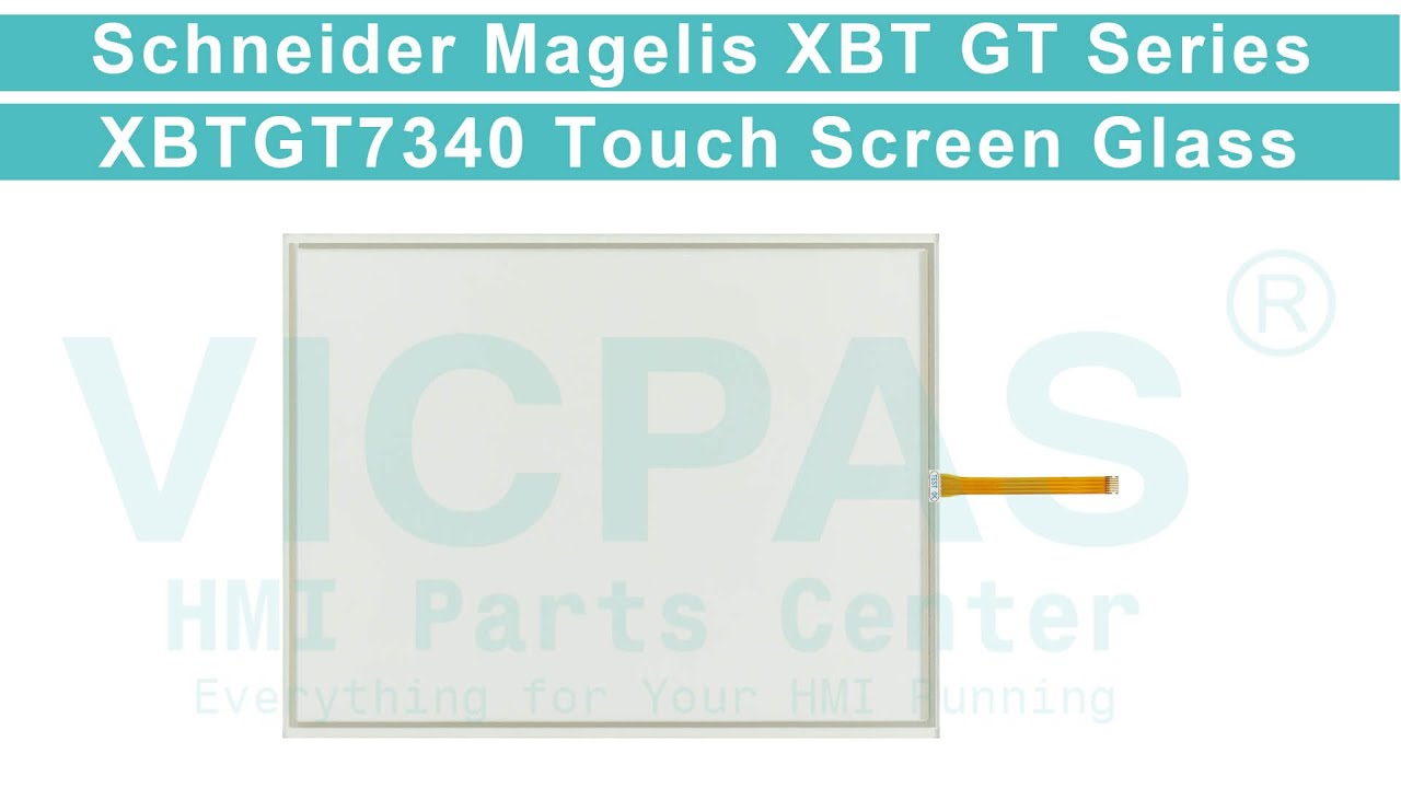 XBTGT7340 Schneider Magelis Touch Digitizer Glass - YouTube