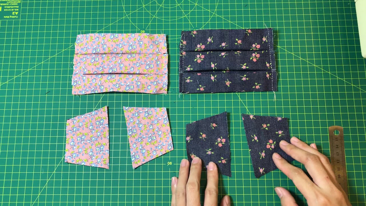 Fabric Face Mask Sewing Tutorial | How to make a mask at home | Face ...