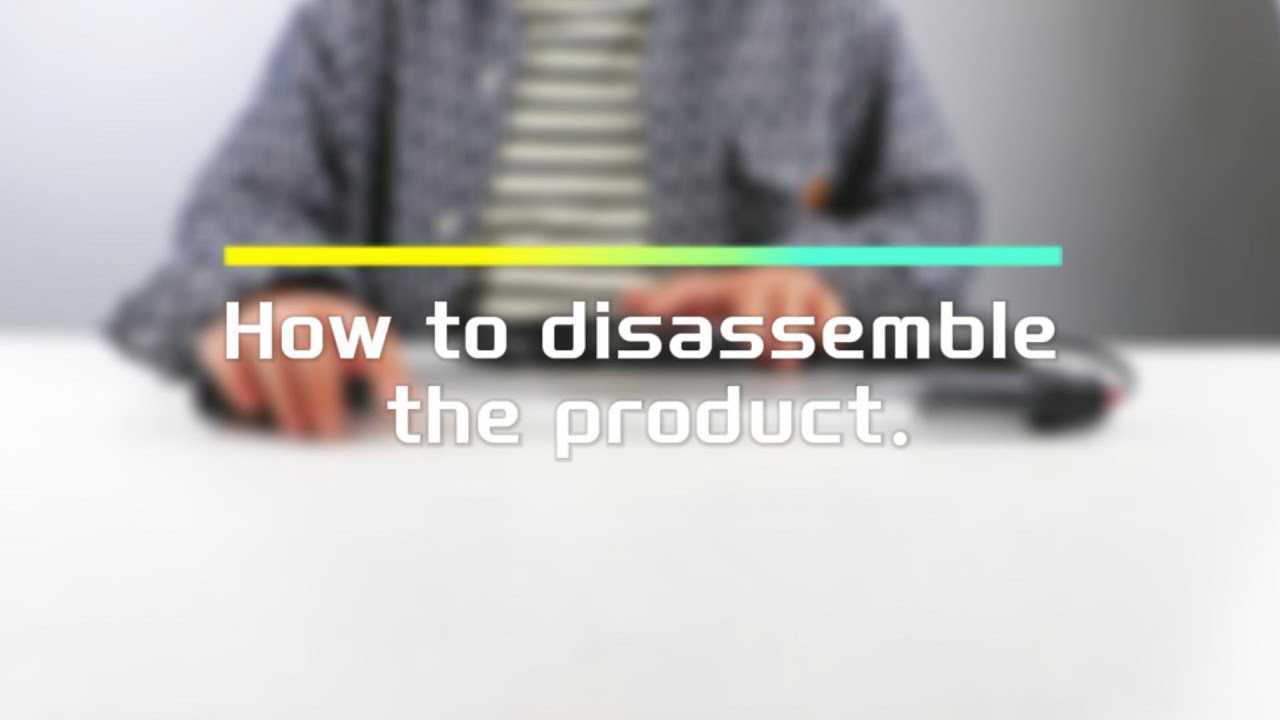 How to disassemble product - YouTube