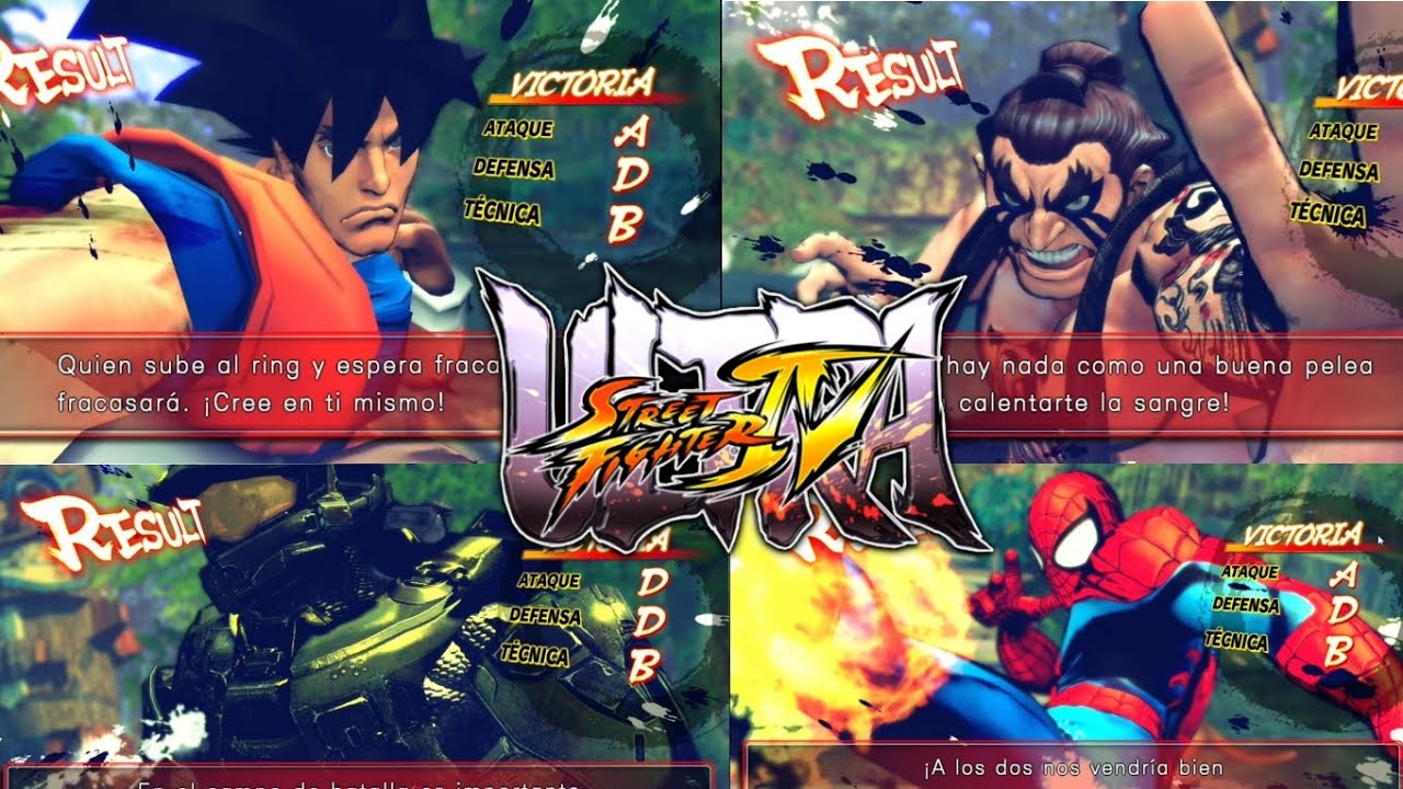 USF4 Win poses vanilla characters (with Mods) - YouTube