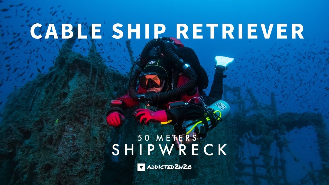 ⚓ -50m CABLE SHIP RETRIEVER | WWII WRECK - YouTube