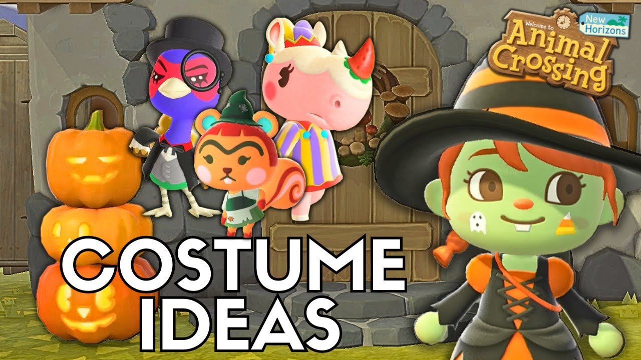 Giving my Villagers a Halloween Makeover in Animal Crossing New ...