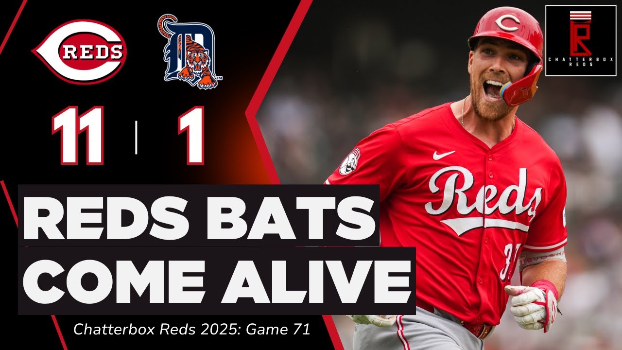 Cincinnati Reds at Detroit Tigers MLB Postgame Show Chatterbox Reds l ...