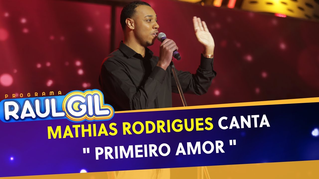 Mathias Rodrigues interpreta lindo hino de Arianne | Programa Raul Gil ...