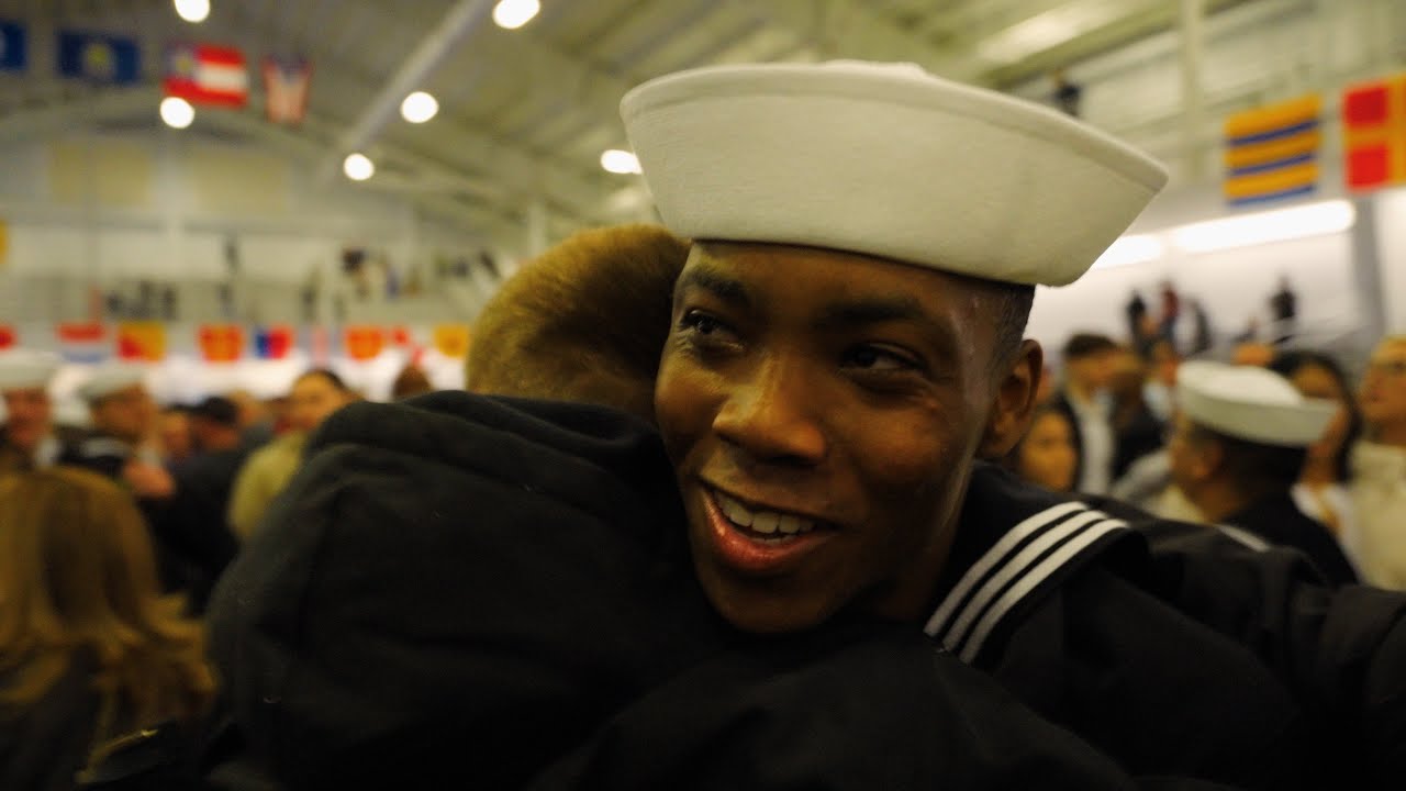 Cam's Navy Boot Camp Graduation In Chicago - YouTube