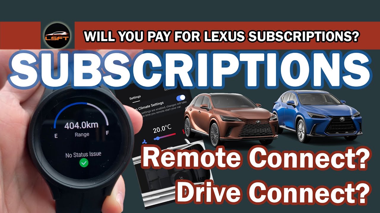 Will you be paying for Lexus Interface/Link Subscription Services ...
