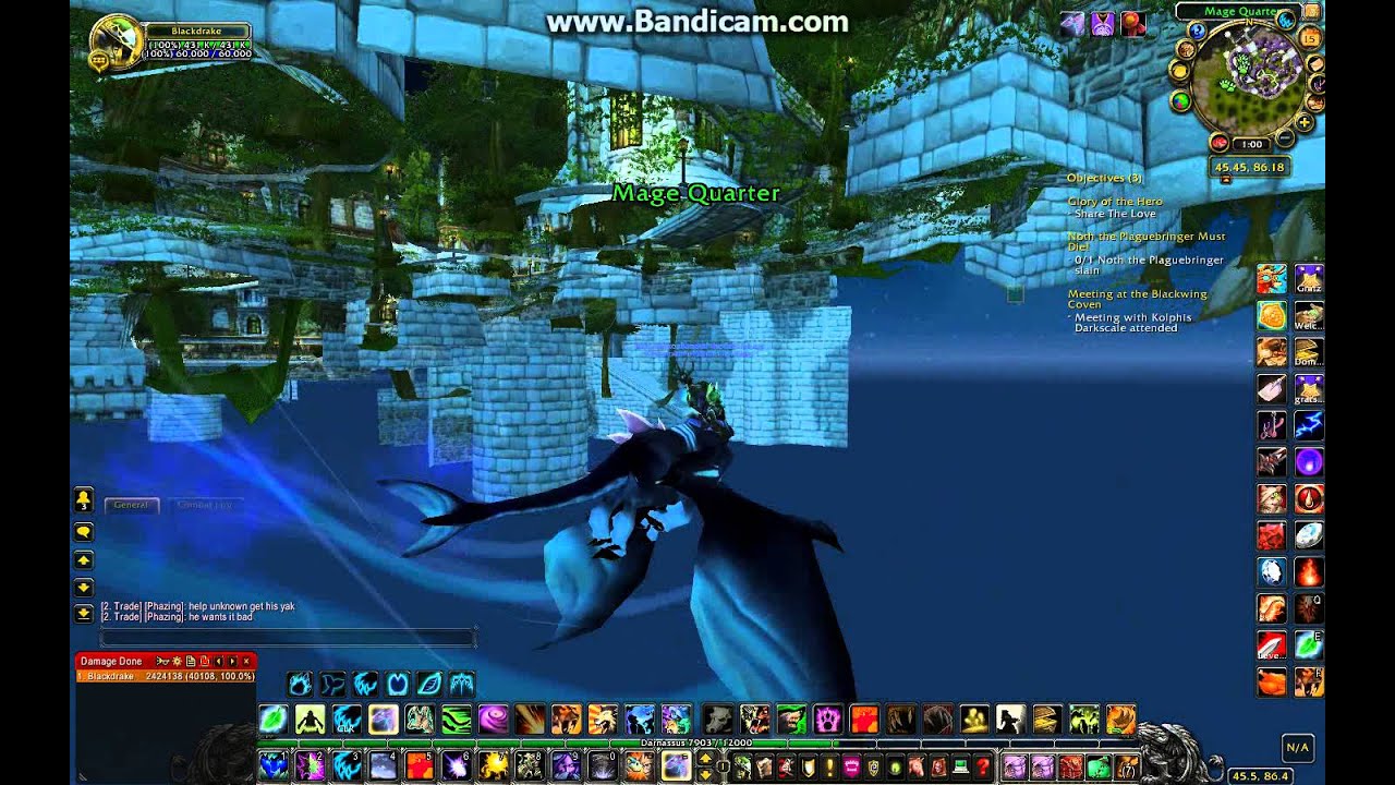 World of Warcraft 5.3 Glitch to get under Stormwind - YouTube