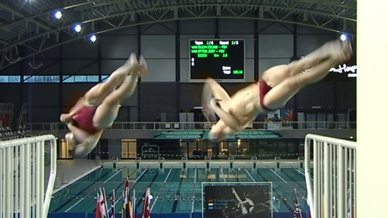 Eindhoven Diving Cup 2015, Mixed Platform Synchro - YouTube