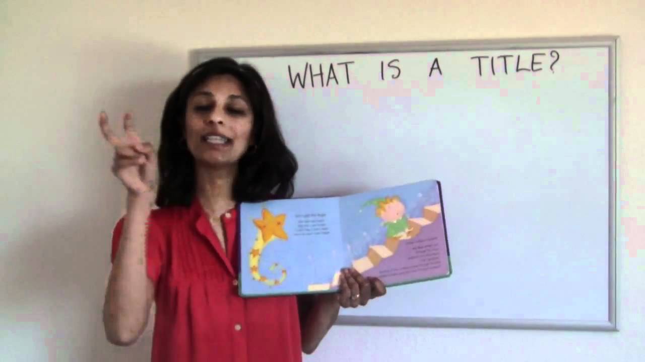 American Sign Language Video: What is a title? - YouTube